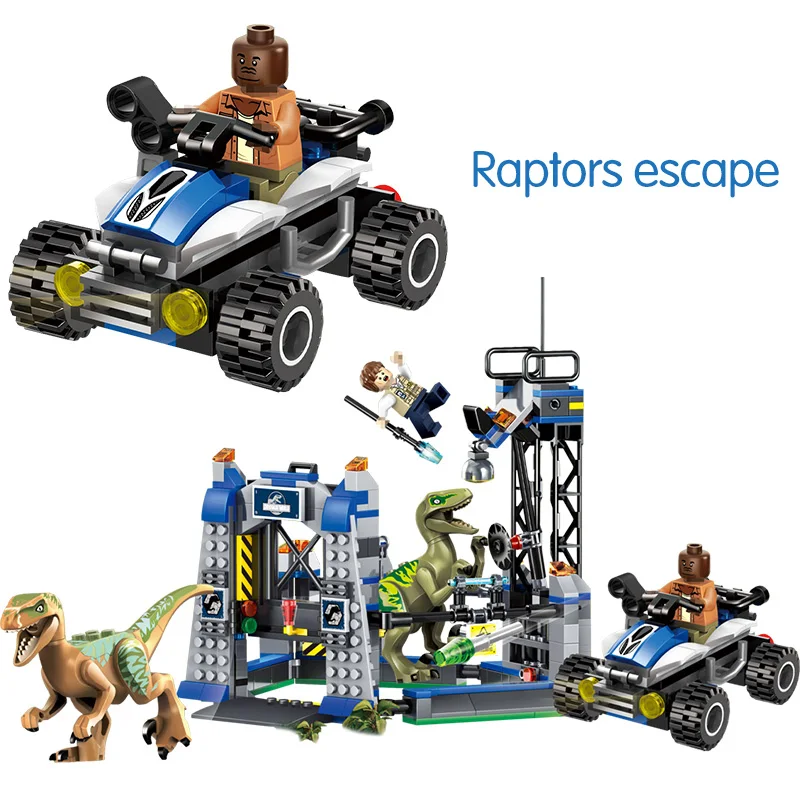 Jurassic World 2 Blocks Jurassic Park Dinosaur Transport Tyrannosaurus ...