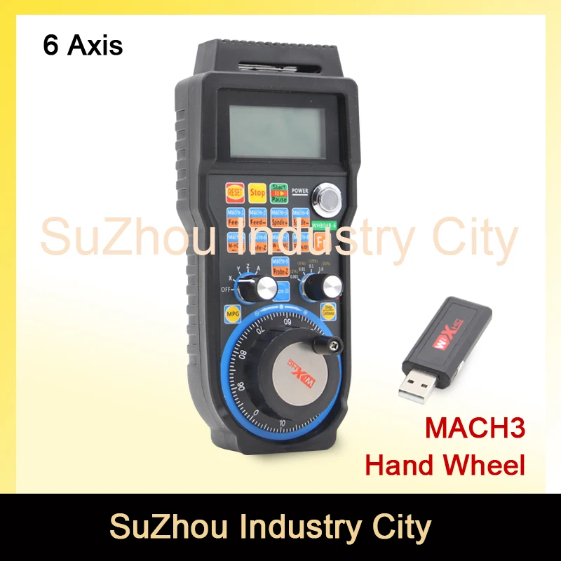 New arrival ! CNC USB MACH3 Wireless Handwheel 6 Axis MPG Manual USB ...