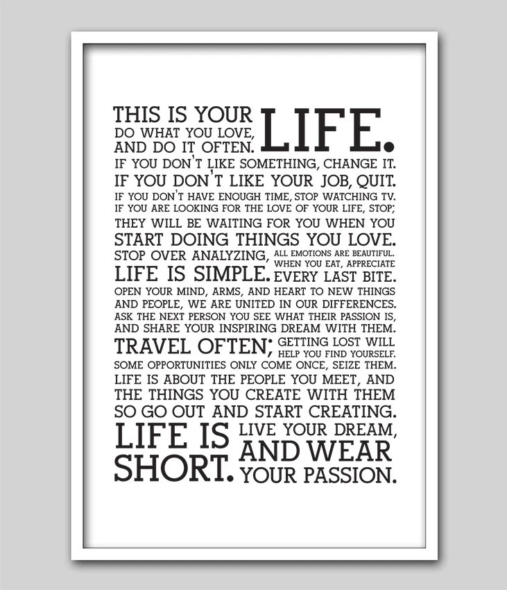 Holstee Manifesto High Resolution