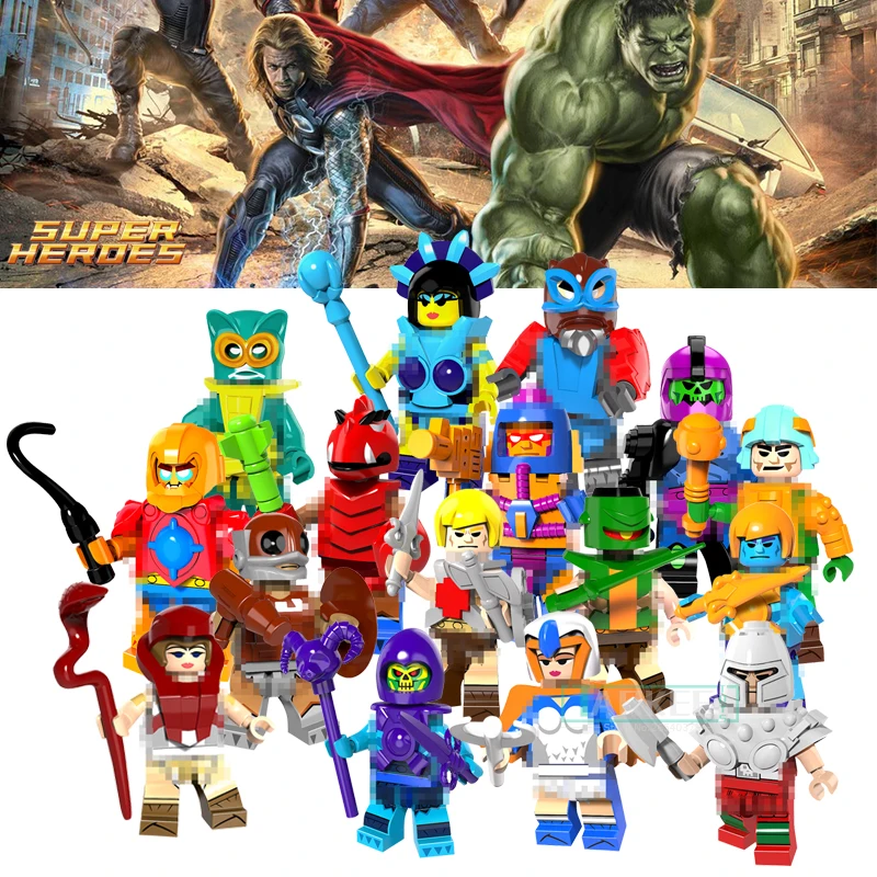 1pc Building Blocks Model HE Man MASTERS Super Hero Figures Evil Lyn ...