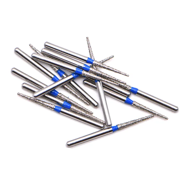100 Piece Bur Set 100-Piece Dental Diamond Burs Set - Round Head FG ...