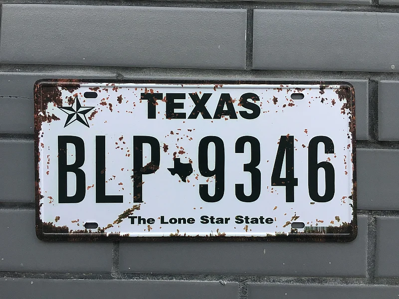 United States Shabby Chic Car License Plates Decorative Metal Signs ...