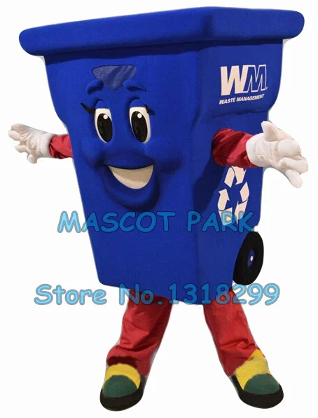 Waste Recycling Bin Mascot Costume For Adult High Quality New Custom ...