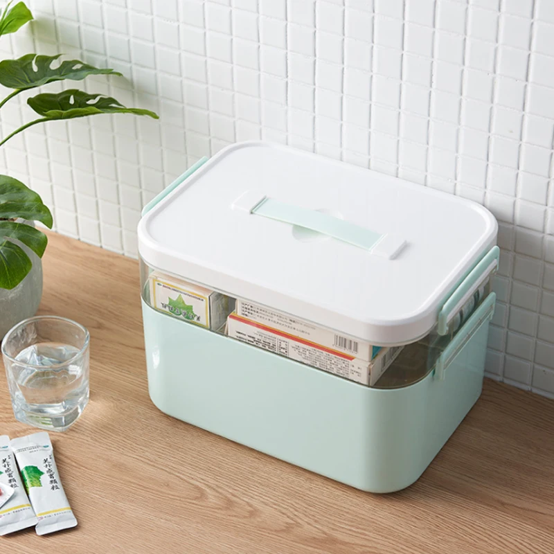 Multi-layered Large Family First Aid Kit Box Upgrade Medicine Medical ...