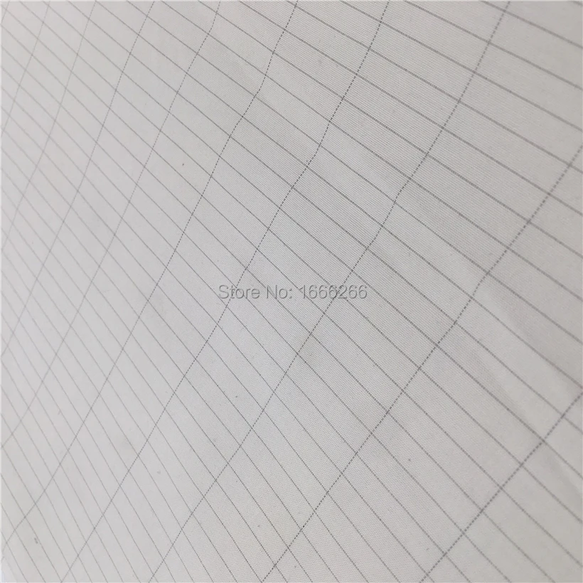 Woven Silver Fiber Anti static Ripstop Fabric YSILVER39# With 285cm ...