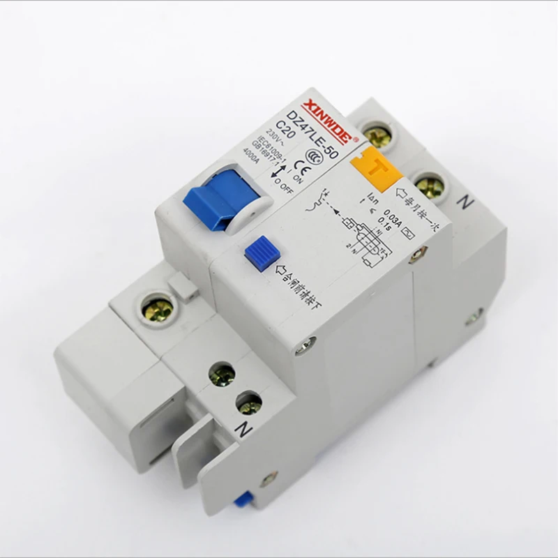 Generic Dz47le 1pn 10a C Type 230v~ 50hz/60hz Residual Current Circuit Breaker With Over Current ...