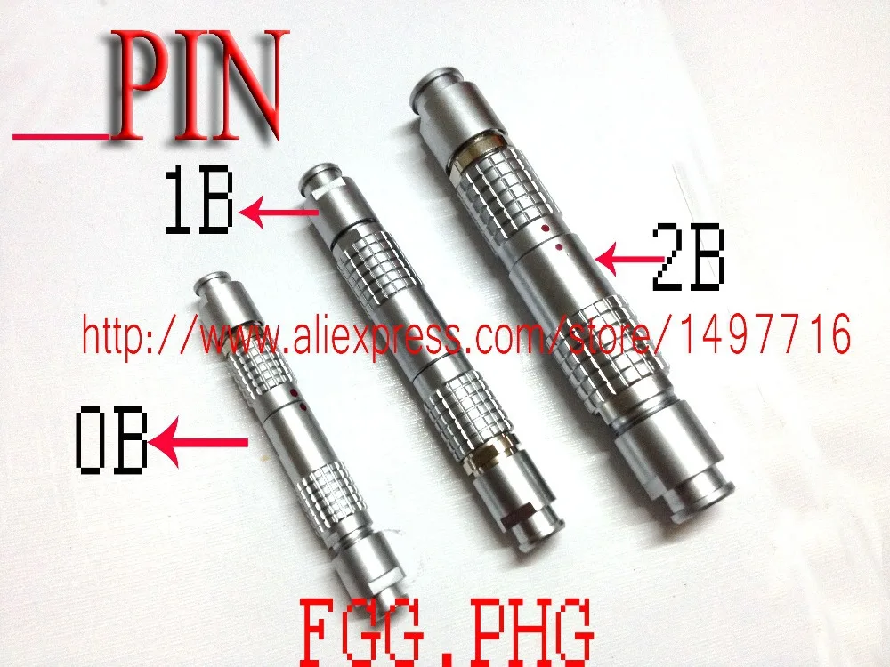 Lemo 2pin Connectors Fgg/phg.0b.302 , Cable Connector+in-line Cable ...