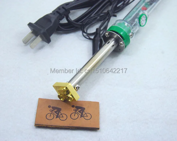 Merek besi alat kulit, Stempel kustom membuat logo kulit, Pemanas alat ...