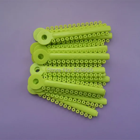 Green Colored Braces