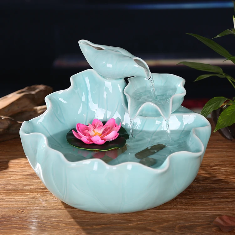 Ceramic Zhaocai Humidification Water Fountain Study The Living Room ...