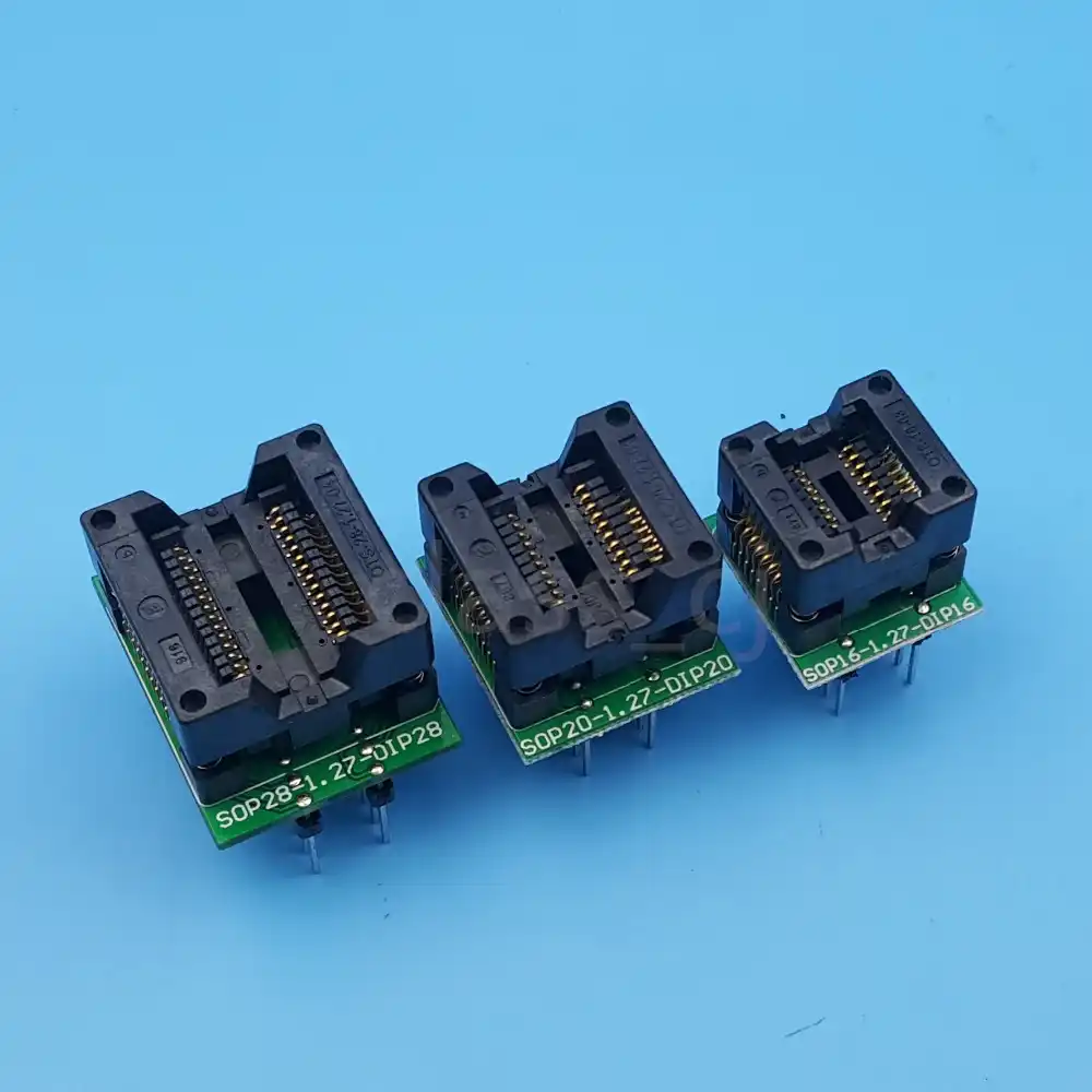 SOIC28 SOIC 28 SOP28 TO DIP28 programmer adapter socket Body Width 7 ...