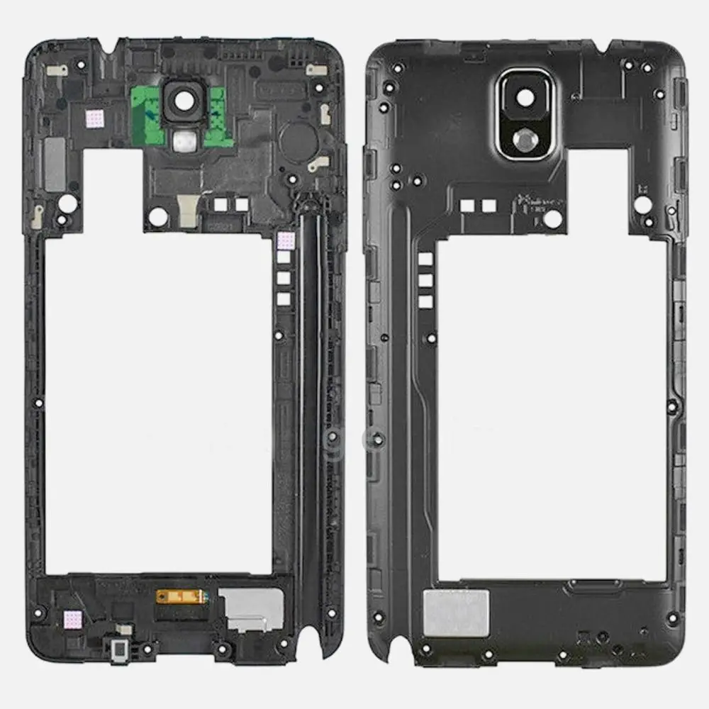 Для samsung Galaxy Note 3 3g SM-N900/N9005/N900A/N900V задняя рамка с белым/черным/розовым ...