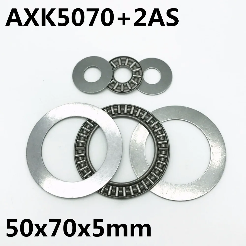 10pcs Axk5070 +2as Thrust Needle Roller Bearing 50x70x3 Mm Thrust ...