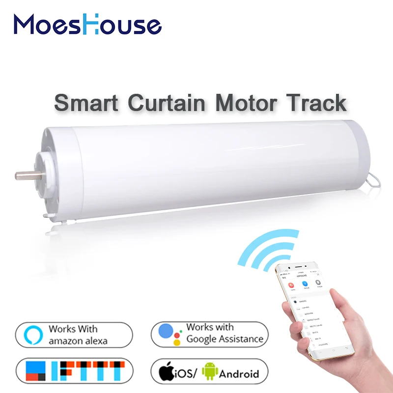 Wifi-Smart-Automatic-Curtain-Motor-Track-System-Smart-Home-Motorized ...