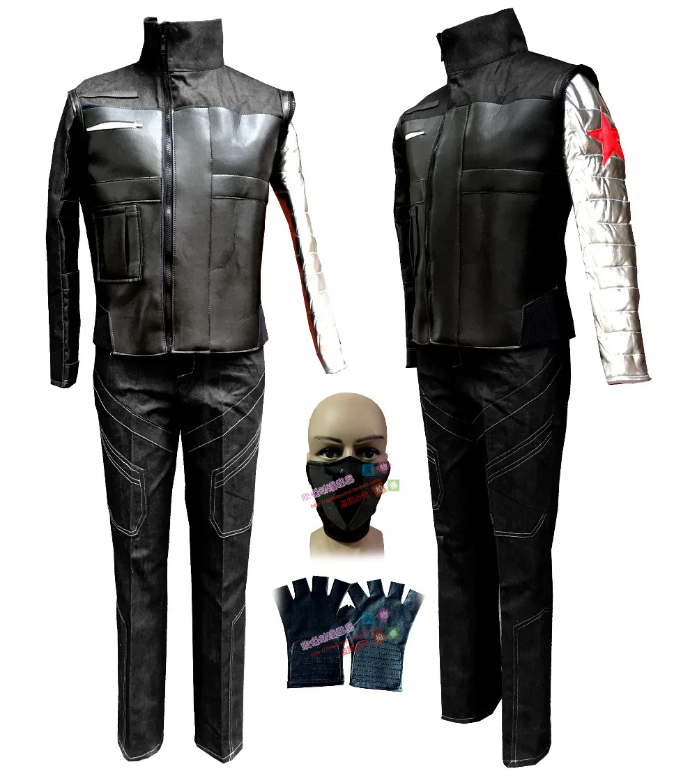 Bucky Barnes Winter Soldier Costume Avengers Infinity War Winter
