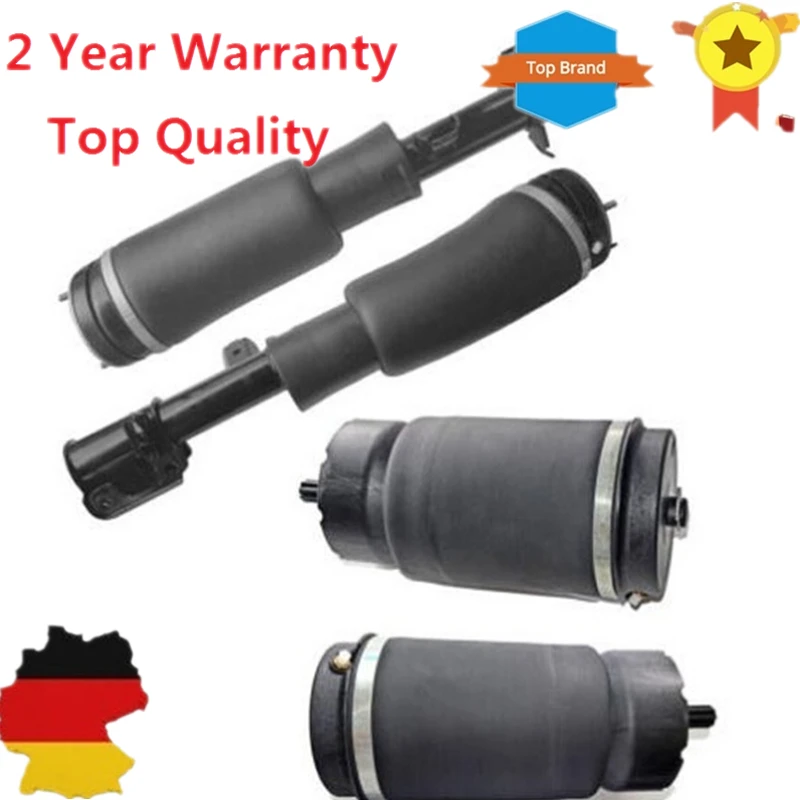 2* Front Air Struts + 2* Rear Air Suspension Springs For Land Rover ...