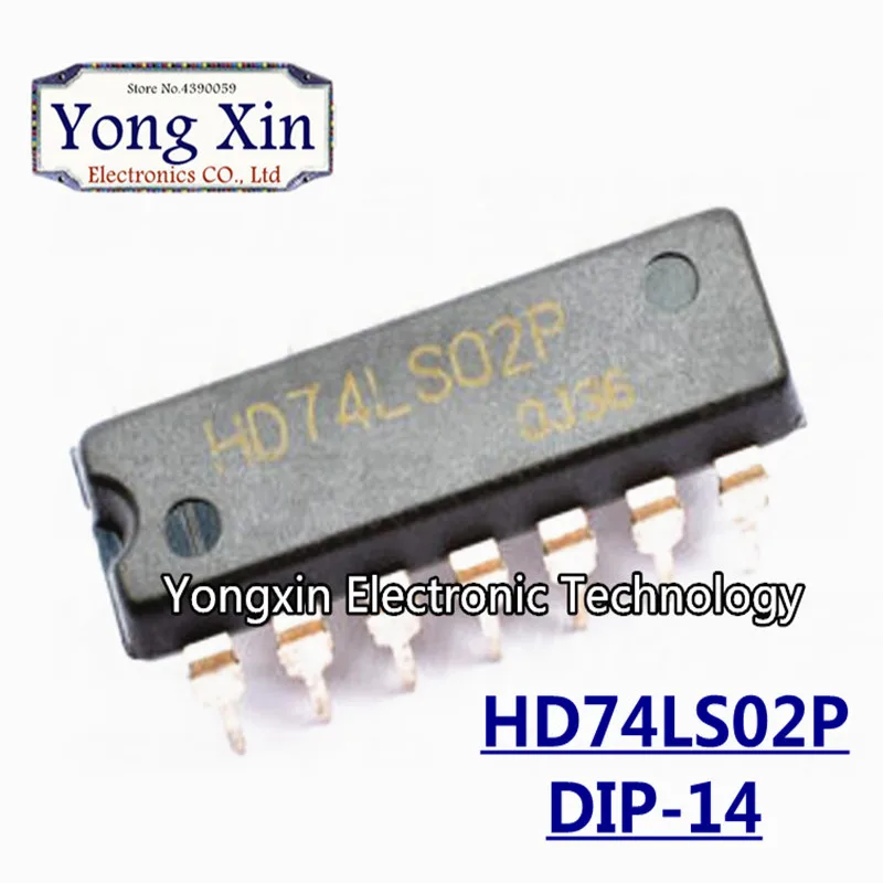 10PCS HD74LS02P DIP14 HD74LS02 DIP SN74LS02N 74LS02|Conectores| - AliExpress