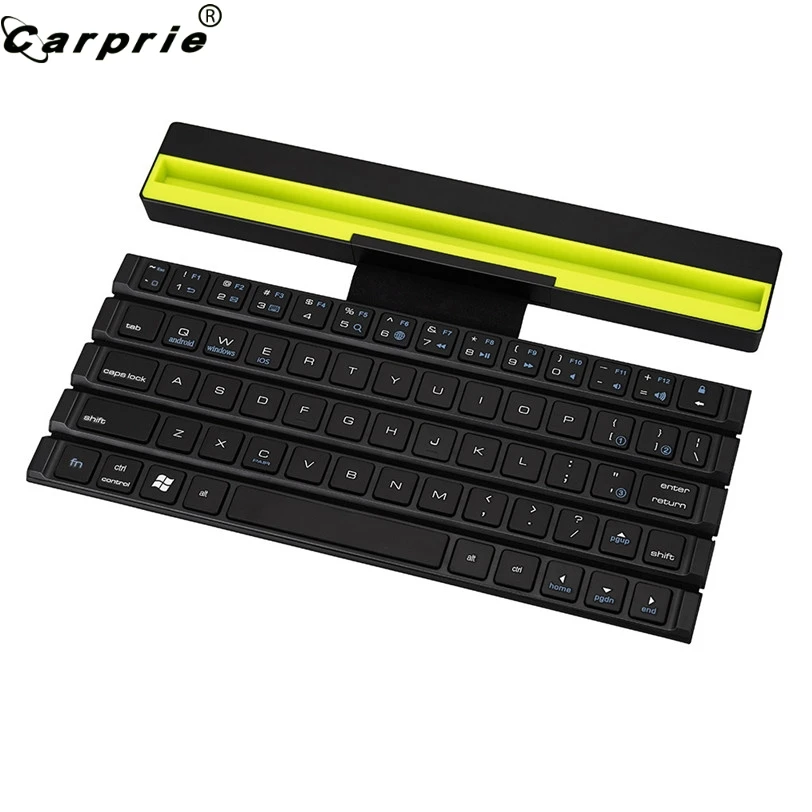 CAPRPIE Foldable Reelable Mini Wireless Keyboard 64 Keys Cell phone ...