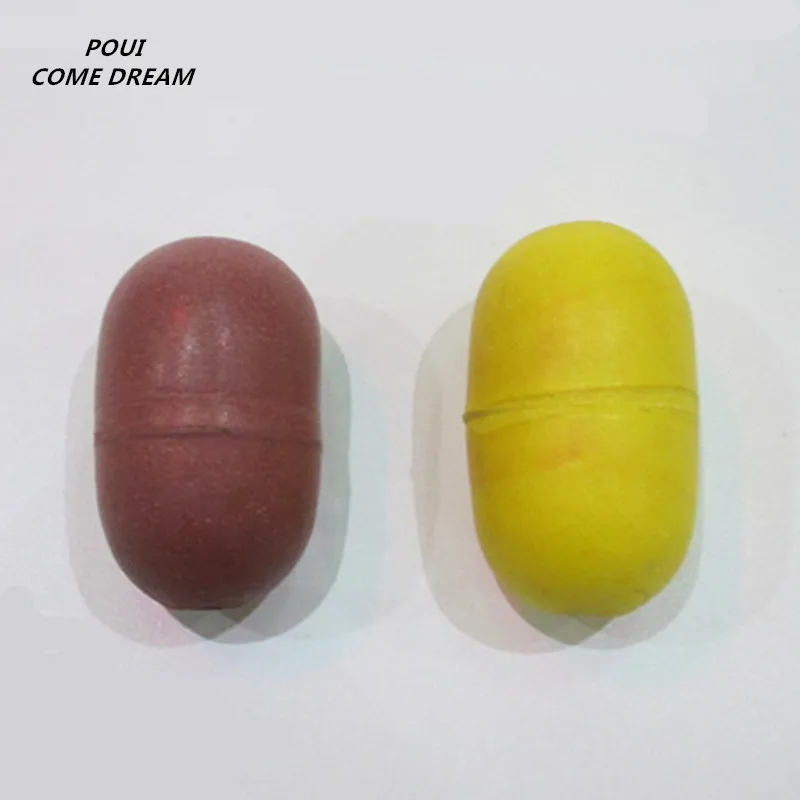 hard PVC 6cm*4cm fishing float cage float for fishing net oval float ...