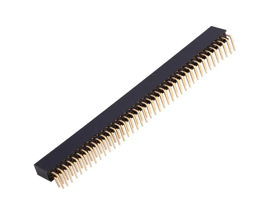 5PCS Pitch 2.54mm 2x40Pin 80 Pin Female Double Row Right Angle Straight ...