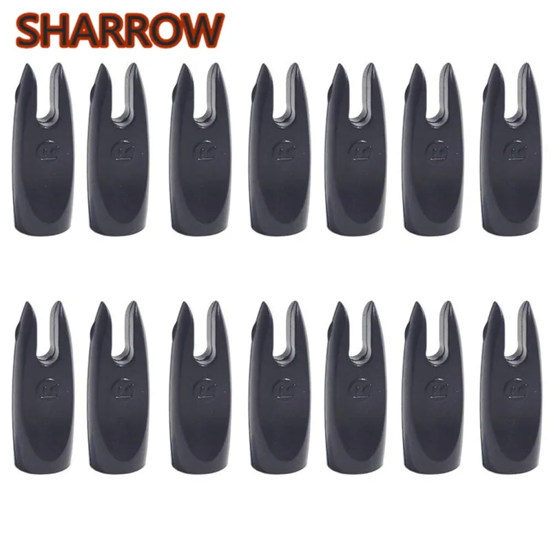 100Pcs Archery Arrow Nocks 9/32 Inch Plastic Nock Arrow Tails For 7.2mm ...