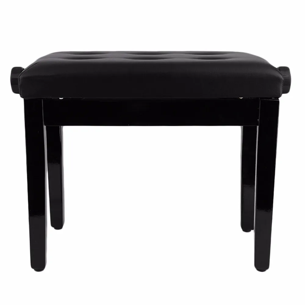 Height Adjustable Piano Stool Chair Piano Keyboard Bench Stool Padded ...