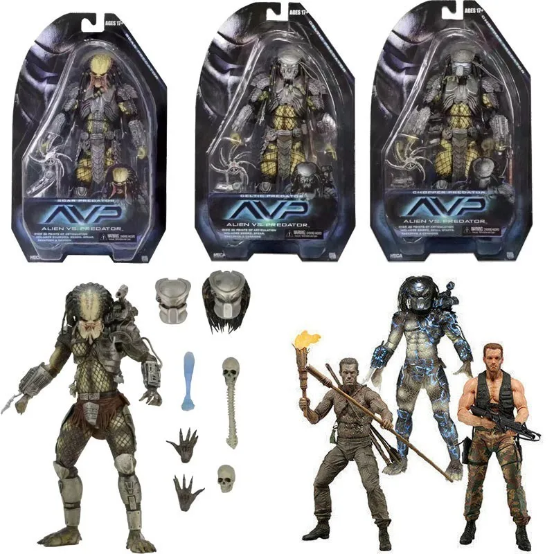 TRTBGFU 20cm NECA Arnold Predator Series 8 Classic Predator Anime ...