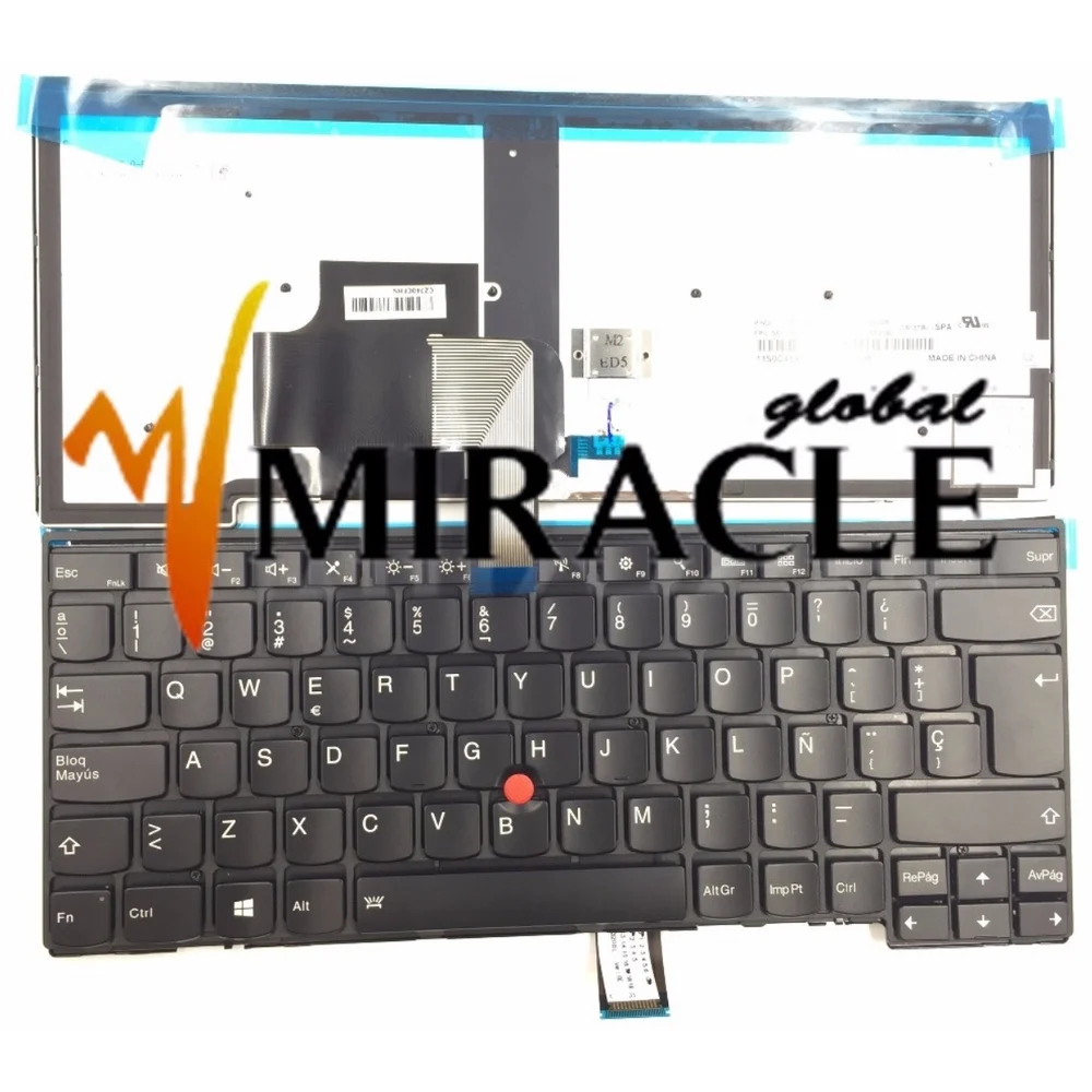 Sg-58850-2ea 04x0149 Spanish Backlit Laptop Keyboard For Lenovo ...