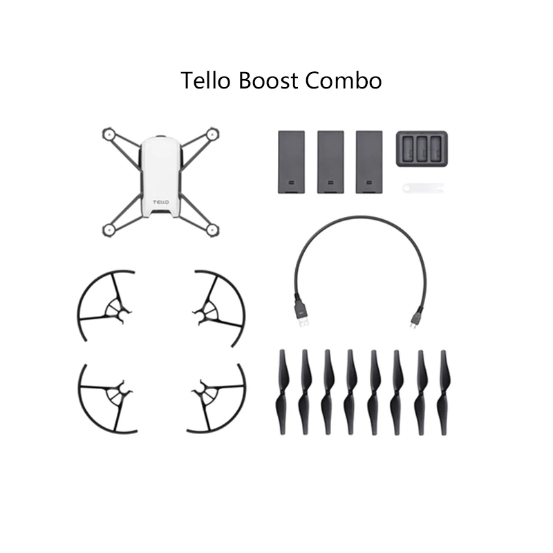 DJI Tello EDU/Tello Boost Combo Мини-Дрон выполнять летающие трюки снимать быстрые видео с EZ ...