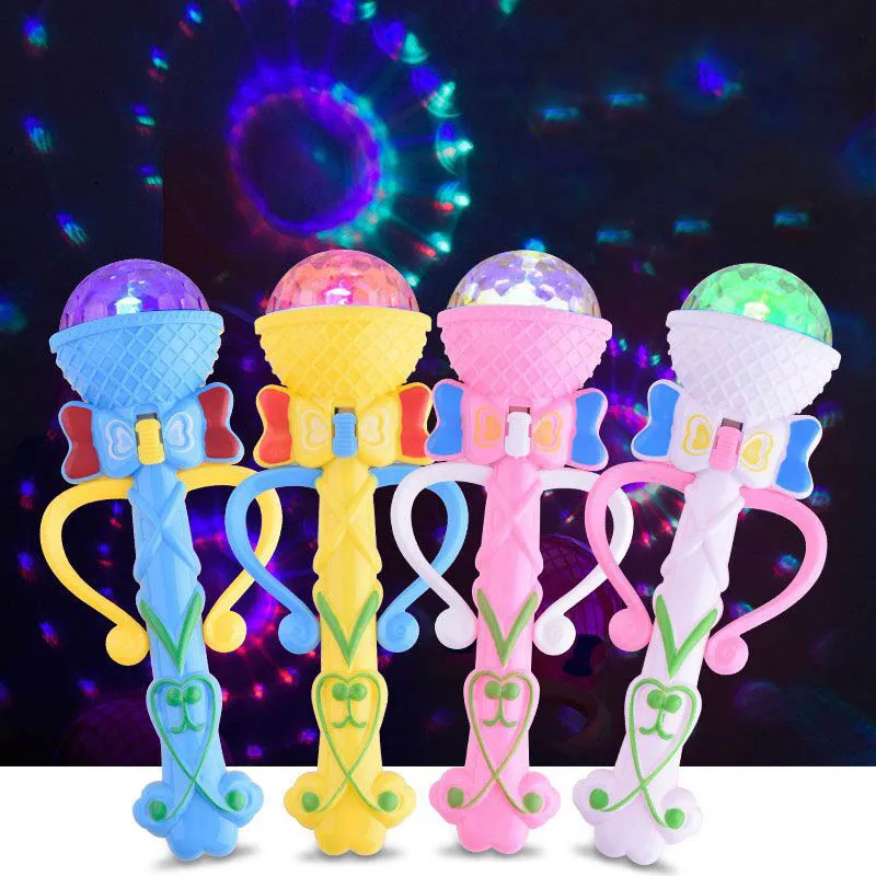 19*7 New Luminous Projection Toys For Children Magic Wand Enlighten ...