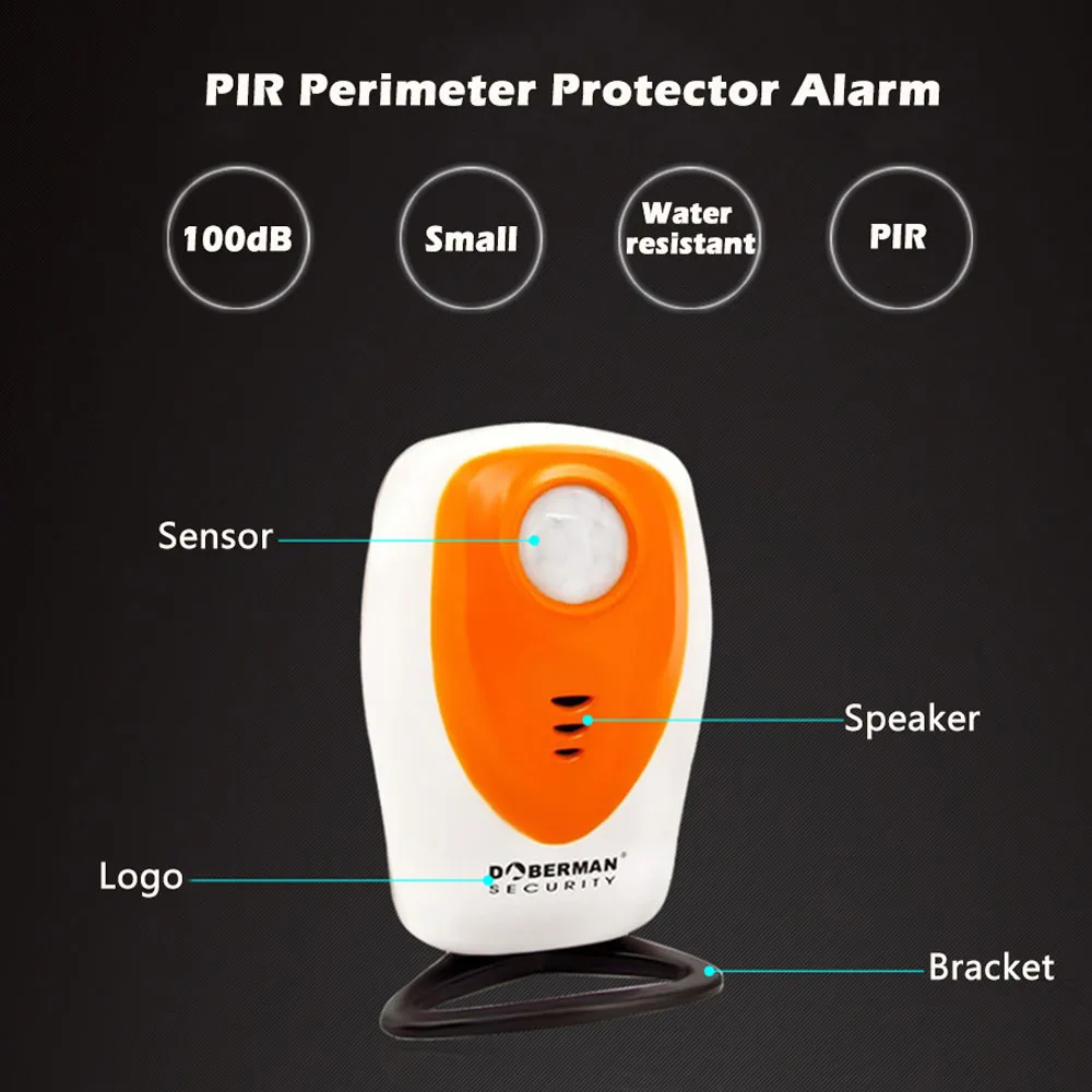 Doberman Security Infrared Perimeter Protector PIR Alarm Outdoor ...