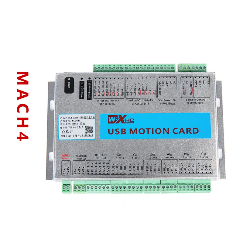 MK6-M4-XHC-USB-Cnc-controller-Mach4-Mach3-CNC-Motion-Control-Card ...