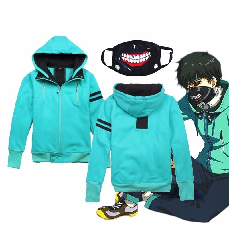 Anime Tokyo Ghoul Kaneki Ken Cosplay Sweatshirt Hoodies Unisex Casual ...