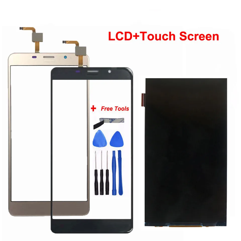 100% Tested For Leagoo M8 LCD Display Touch Screen Assembly Repair ...