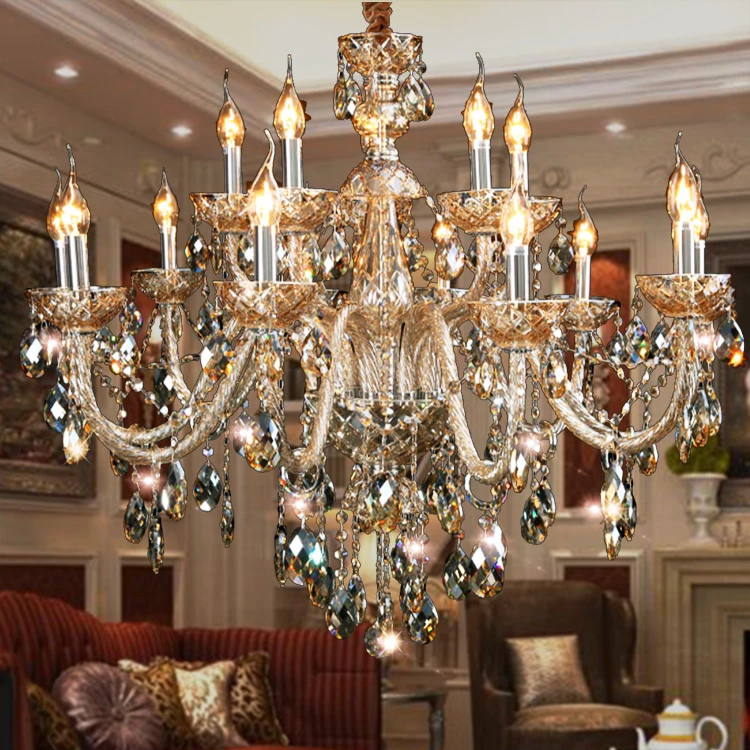 Modern Large Fashion Crystal Light Living Room Crystal Lamp Bedroom k9 ...