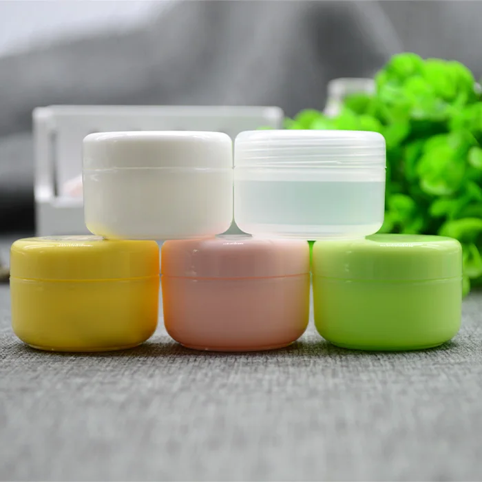 Free Shipping 1000pcs 20 Gram Plastic Jar With Lid Cosmetic jars Empty ...
