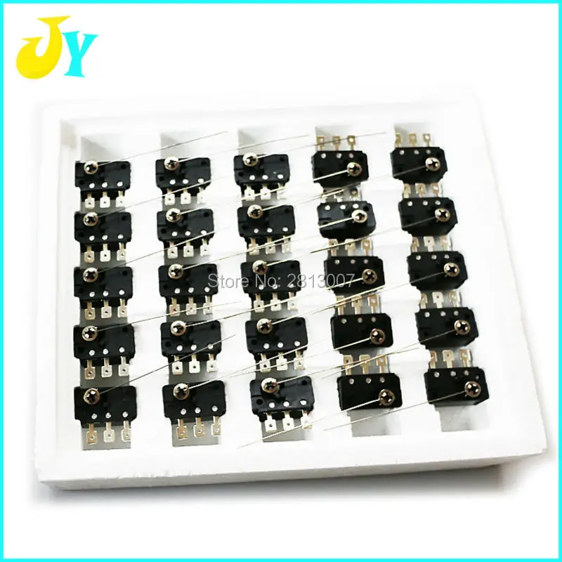 100pcs/lot Coin acceptor microswitch Three legged needle micro switch ...