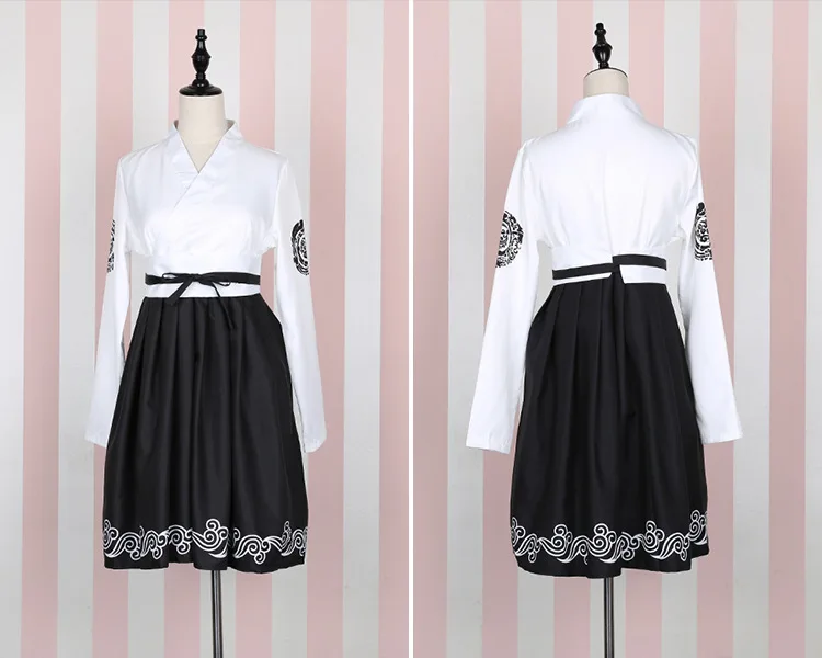 2018 Japanese Bushido Women Dress 2 Pieces Coat and Dress Long Large ...