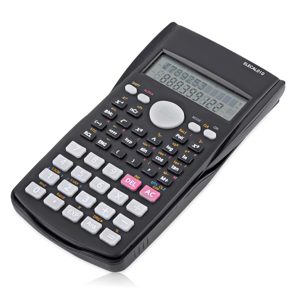 Multi Function 2 Line Scientific Calculator LCD Display Student