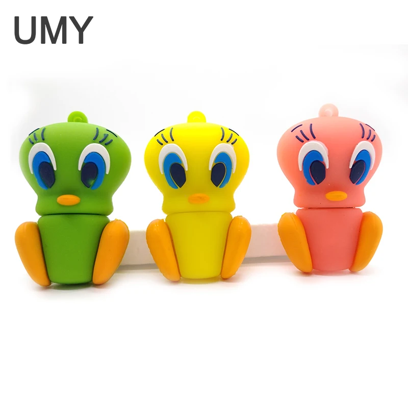 Usb flash drive USB2.0 catoon น่ารักเป็ดความจุจริงน่ารัก Tweety Bird ไ ...