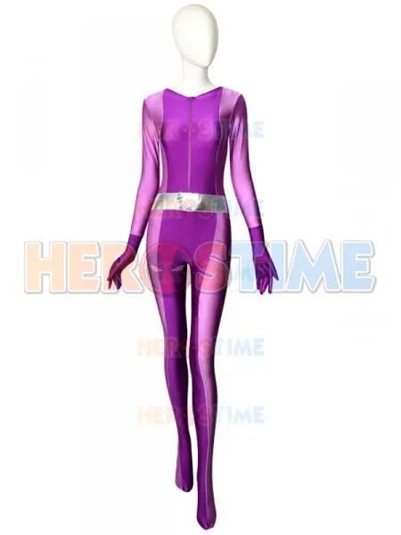 Totally Spies Mandy Cosplay Costumes Purple Spandex Lycra Superhero ...