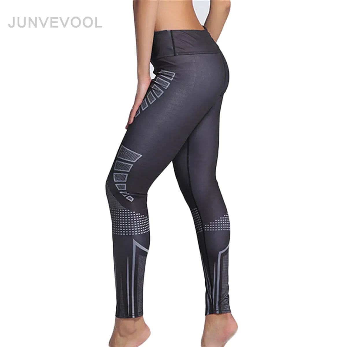 Casual Women Hot Sale Patchwork Leggings Skinny Fashion Black Sexy