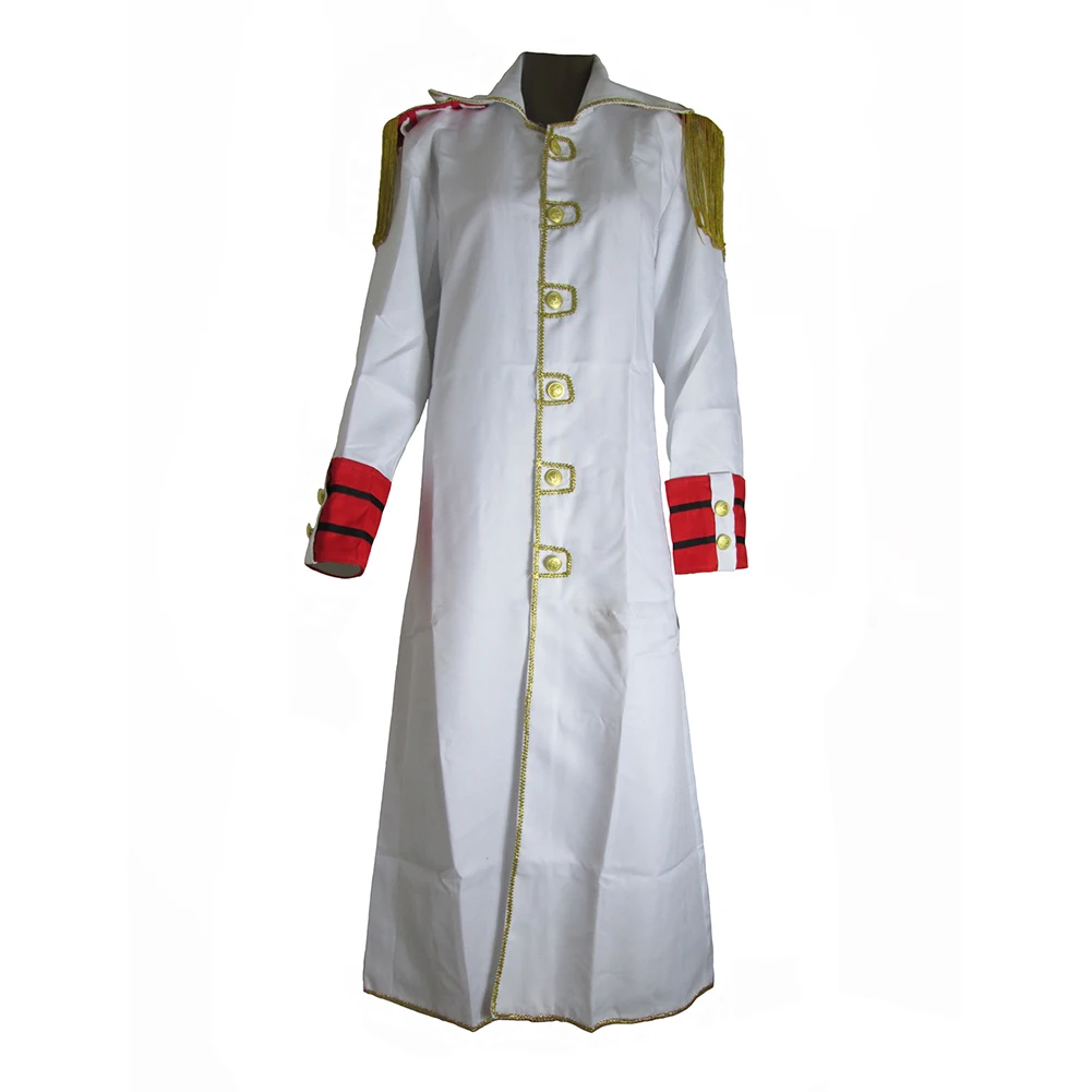 Brdwn One Piece Unisex Marine Soldier White Cosplay Cloak Anime ...