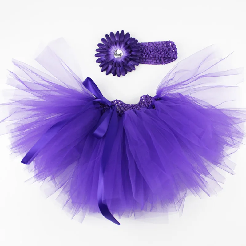 Colorful Girls Tutu Skirts Infant Baby 100% Handmade Fluffy Ballet ...