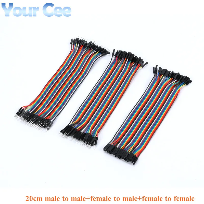 40Pcs-Dupont-Line-20CM-40Pin-Male-to-Male-Male-to-Female-and-Female-to ...