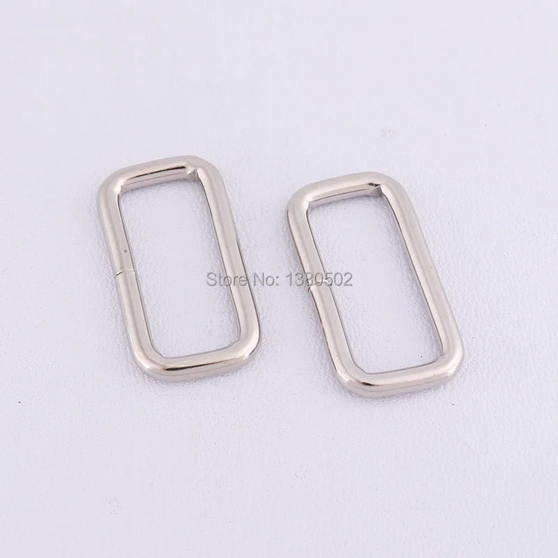 10pcs/lot metal nickel plated color Rectangle shape Buckles and Hooks ...