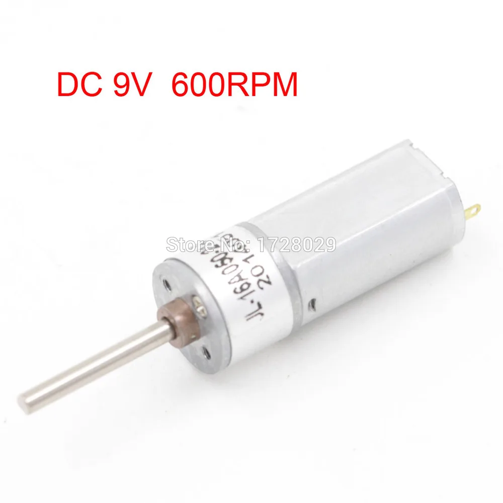 DC Reduction Motor Geared 9V JL 16A050 21 09600 600RPM DC 9V Gear Box ...