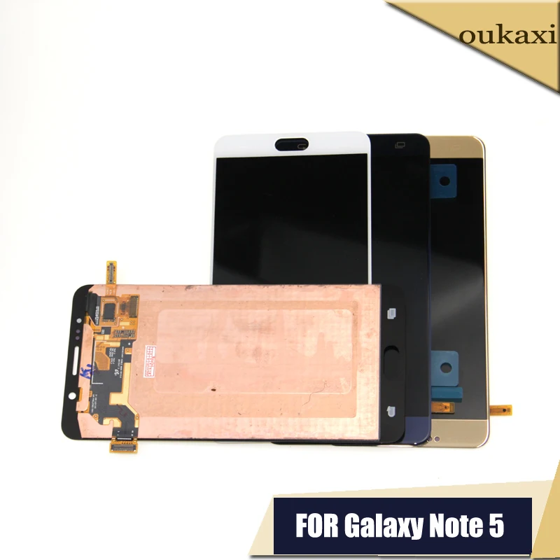 SUPER AMOLED para SAMSUNG Galaxy Note 5 LCD N9200 N920F N920A N920T ...