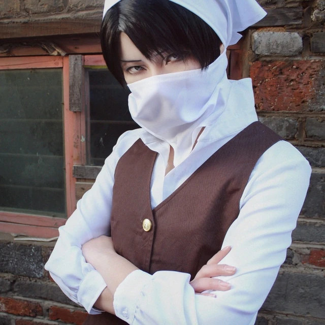 Attack On Titan Levi Cleaning Cosplay