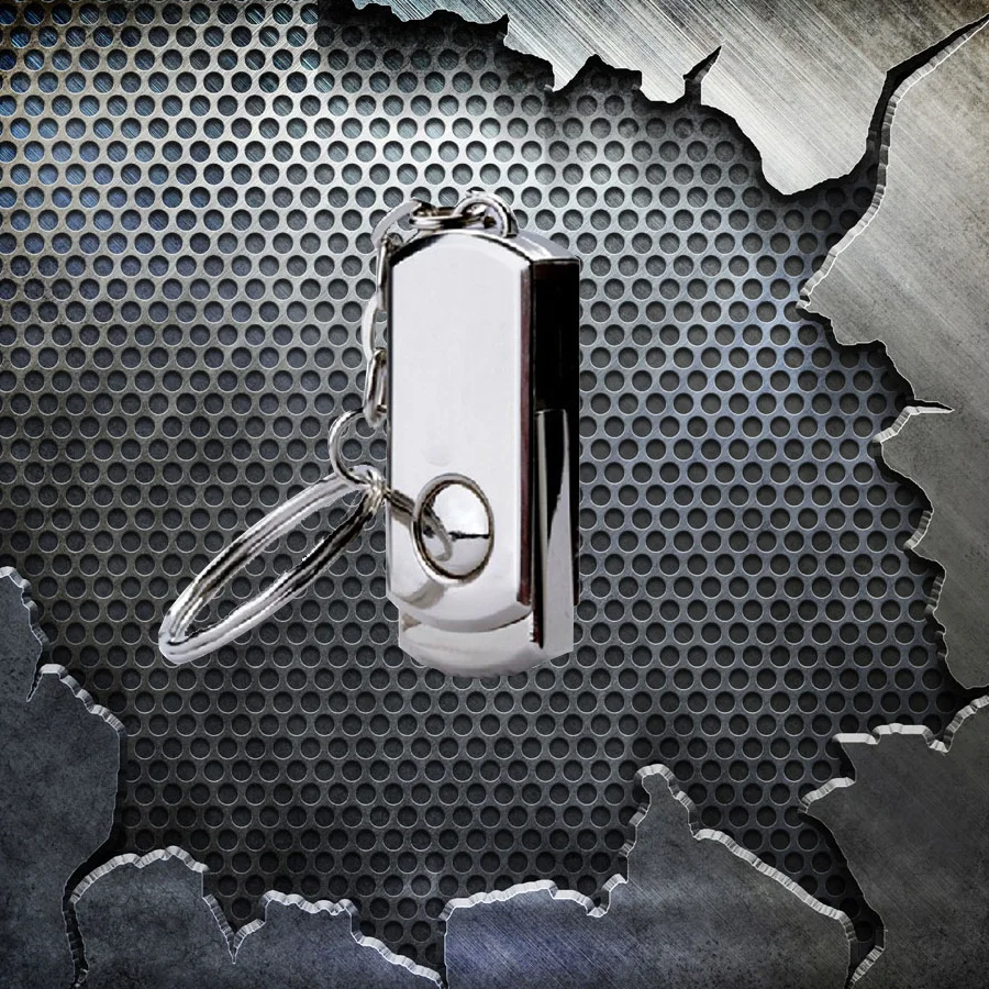 2017 Metal USB Flash Drive 64GB Mini Pendrive Key Chain Pen Drive 4GB ...